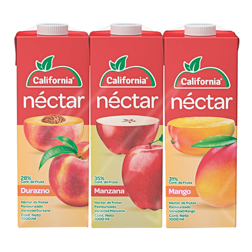 Néctar California surtido x3 x1000ml | Tiendas Metro