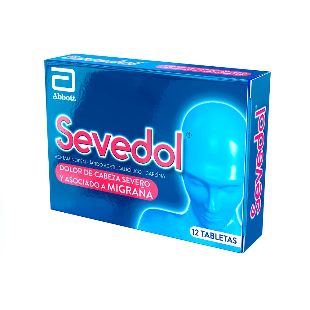 Sevedol migraña x 12 tabletas - Tiendas Metro
