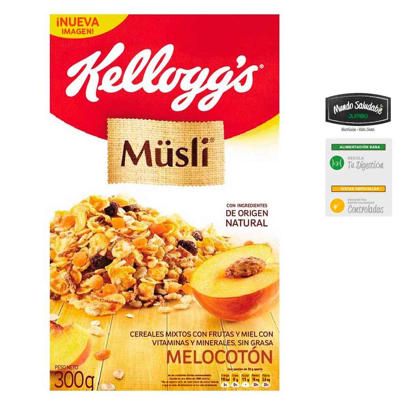 Cereal Musli Melocotón X300g Tiendas Metro