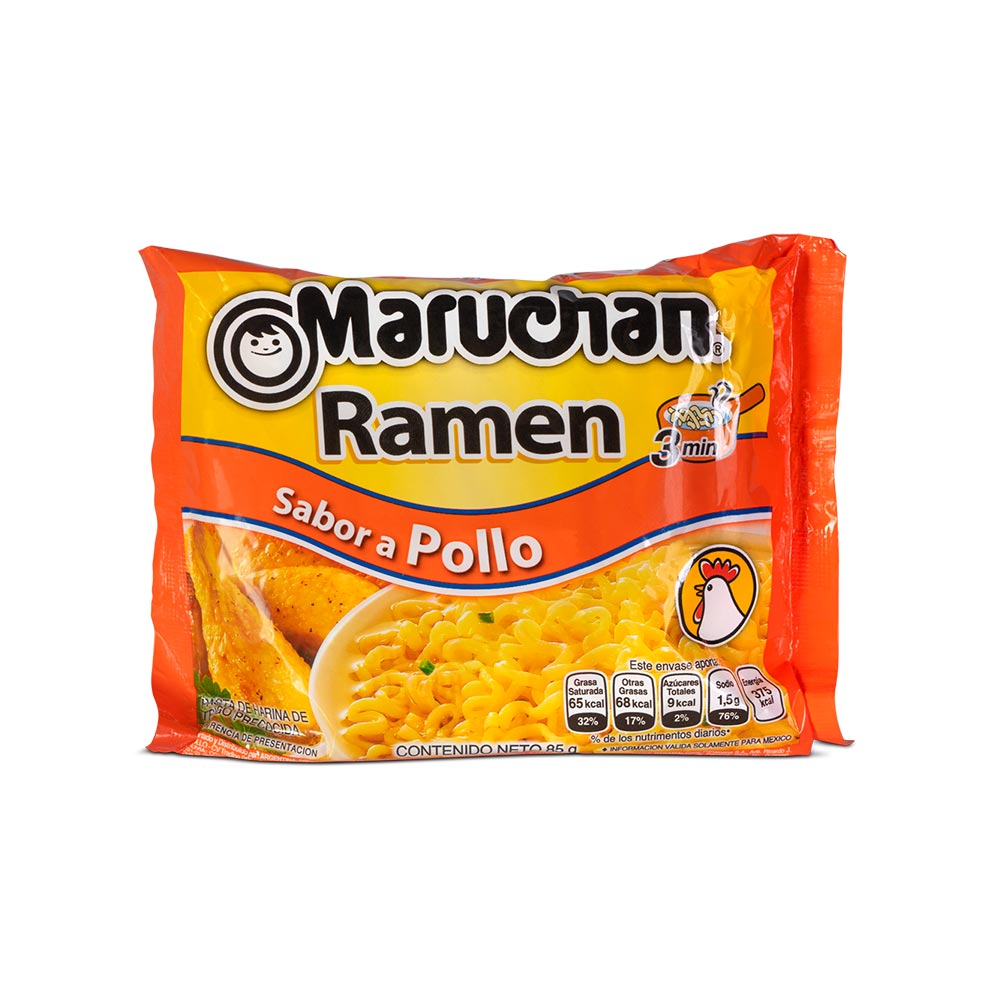 Sopa instantánea Maruchan sabor a pollo x85g | Tiendas Metro