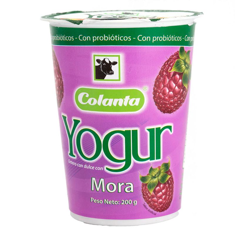 Yogurt Colanta mora vaso x200g - Tiendas Jumbo