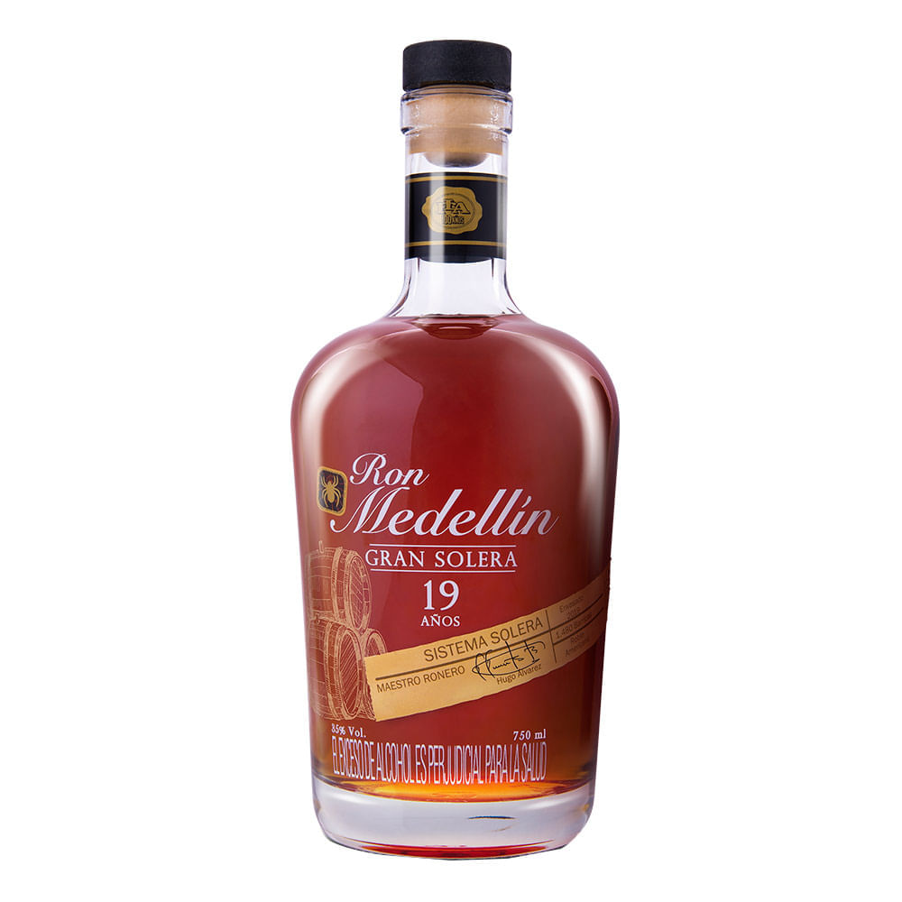 Ron Medellín gran solera 19 años x750ml | Tiendas Jumbo