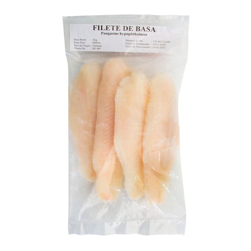 Filete basa congelado x 800g neto - Tiendas Jumbo
