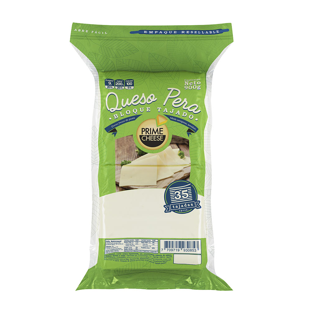 Queso Prime cheese pera tajado x900g | Tiendas Metro