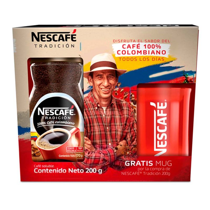 Café Nescafé Tradición x200g gratis mug - Tiendas Jumbo