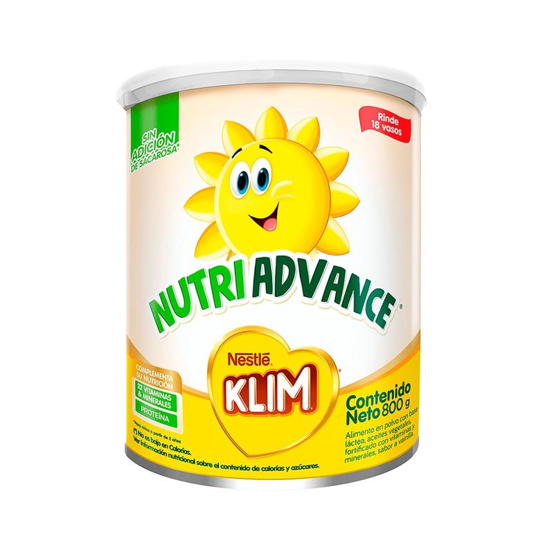 Alimento lacteo klim nutri advance polvo x800g - Tiendas Jumbo