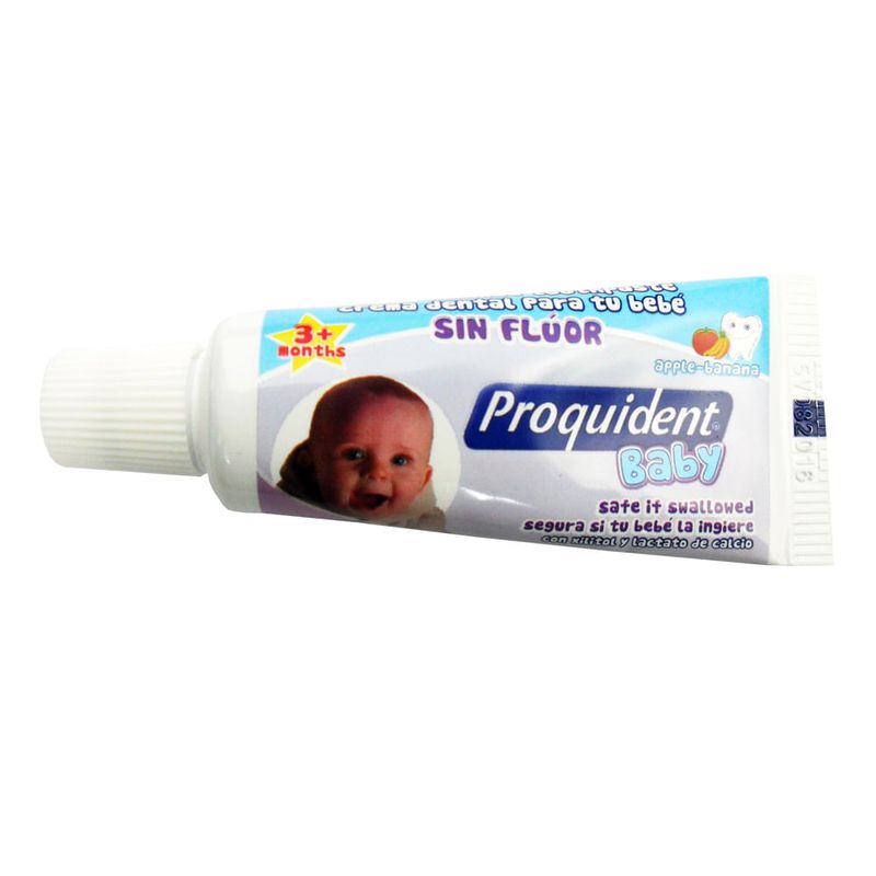 Crema Dental Baby Manzana Banano Proquident x25Ml - Tiendas Jumbo