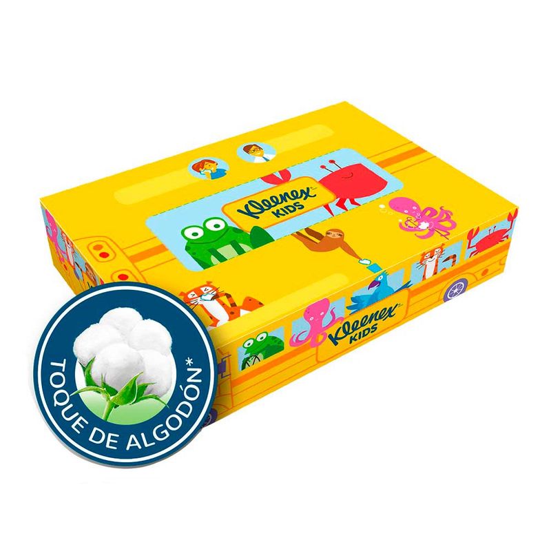 Pañuelos Kleenex en Caja Kids x 50 - Tiendas Jumbo