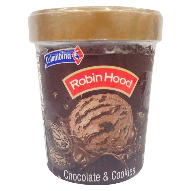 Helado chocolategalletas Robin Hood x 330g - Tiendas Jumbo