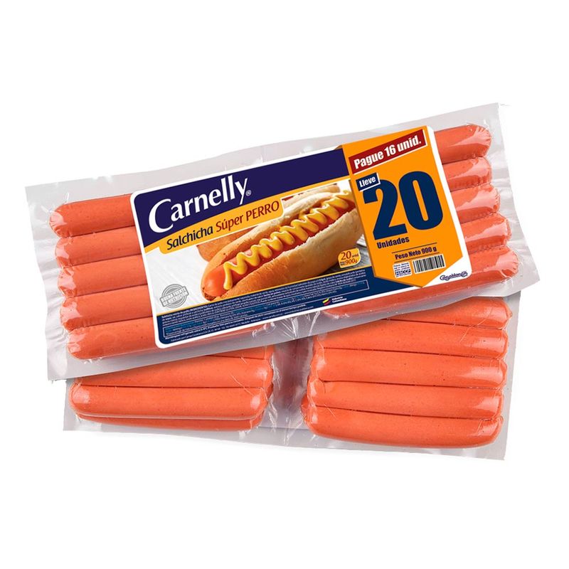Salchicha Carnelly súper perro x720g - Tiendas Jumbo
