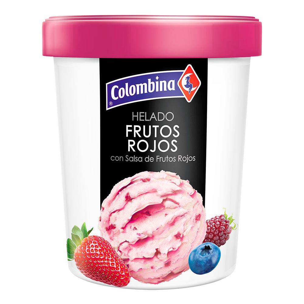 Helado Colombina frutos rojos x 1 l - Tiendas Metro