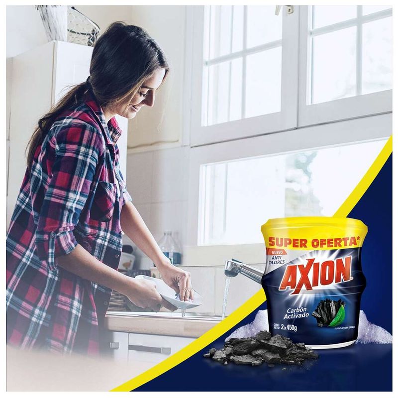 Lavaplatos Líquido Axion Carbon x640ml - Tiendas Metro