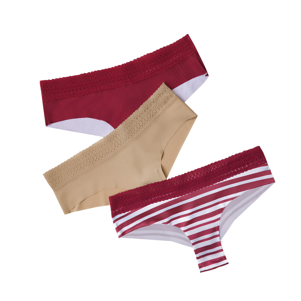 Cachetero Paq X3/Mujer/ 10005818/ FI FORMAS INTIMAS - Tiendas Jumbo