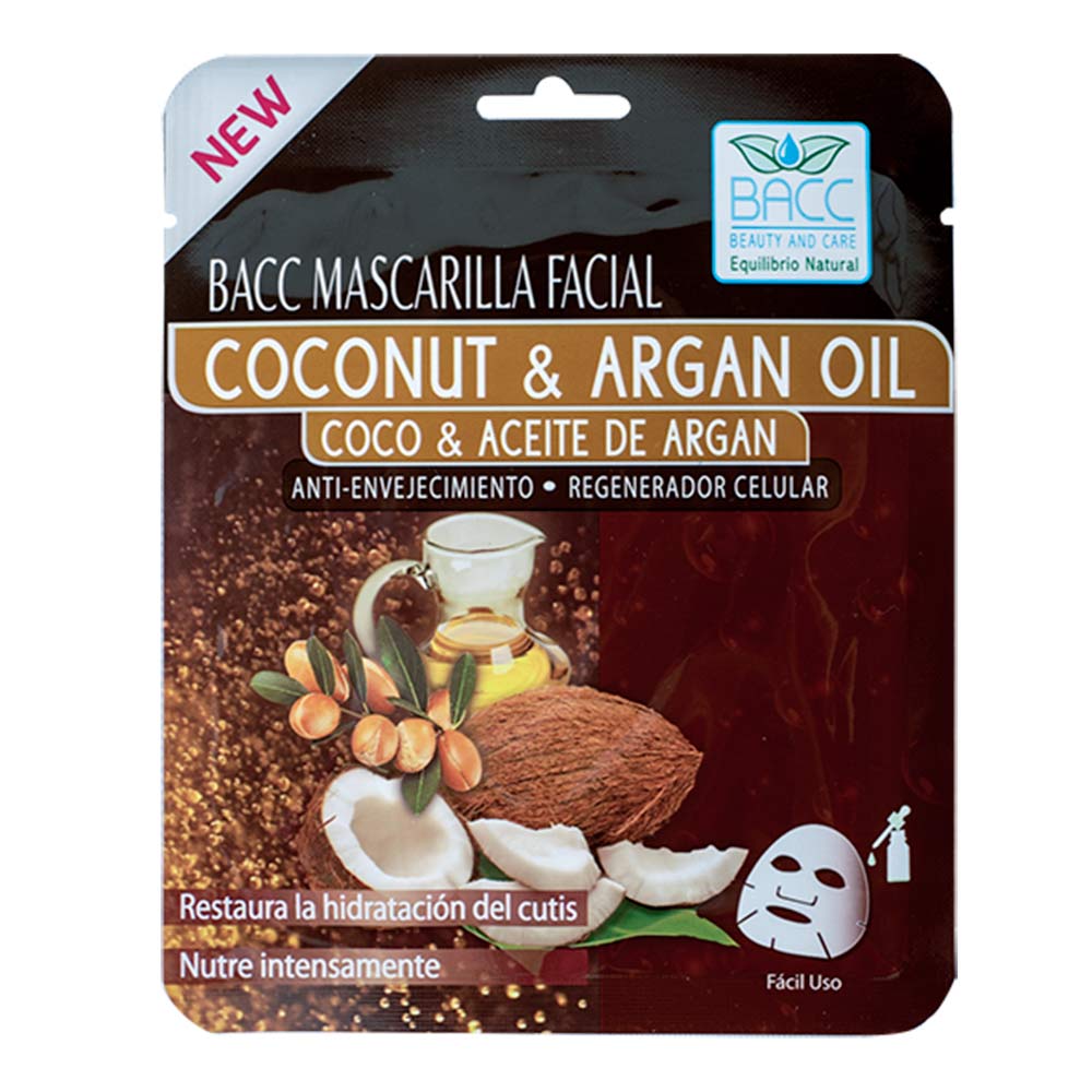 Mascarilla facial Bacc Coco Argán x40g - Tiendas Metro