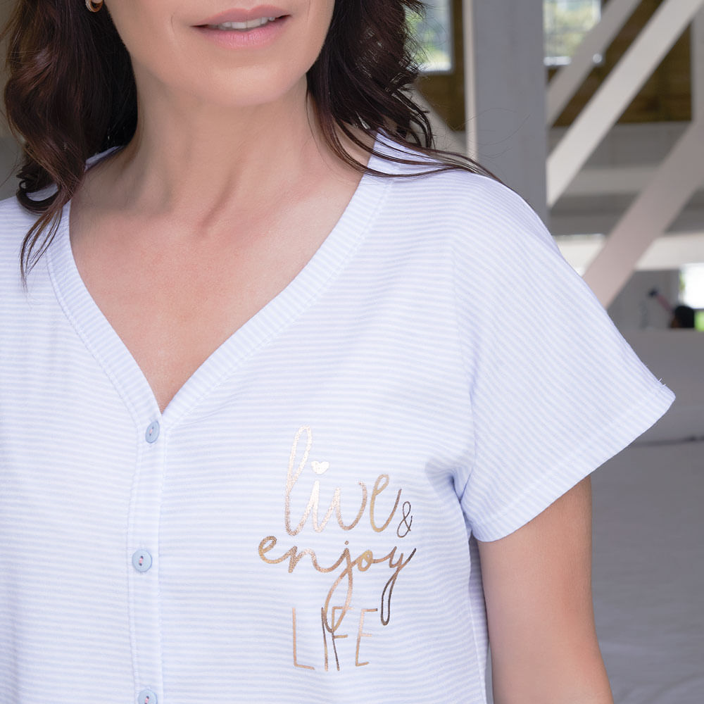 Batola algodón dama M azul medio 406179 PARISIEN - Tiendas Metro