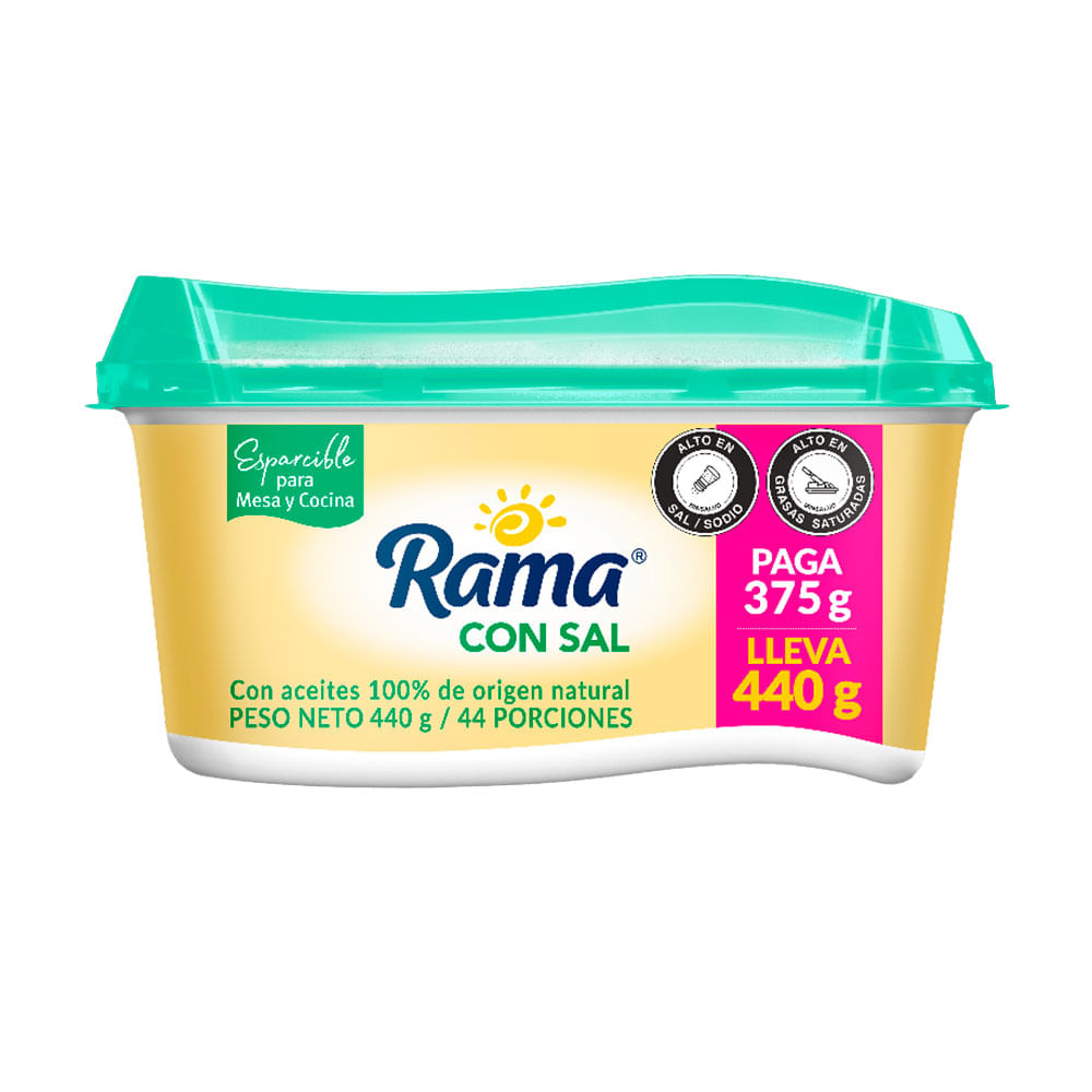 Esparcible Rama con sal pague 375g lleve 440g - Tiendas Metro