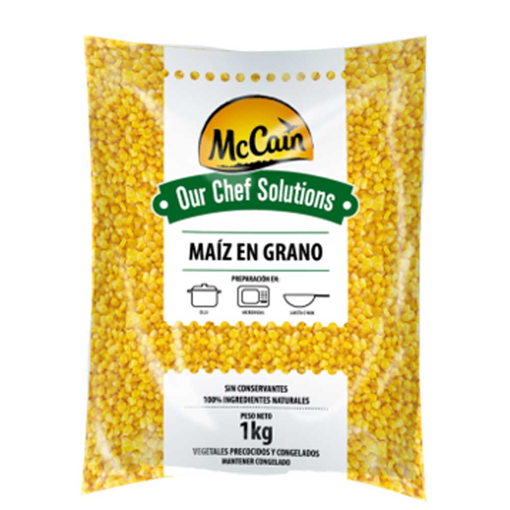 Maíz McCain grano congelado x1kg - Tiendas Jumbo