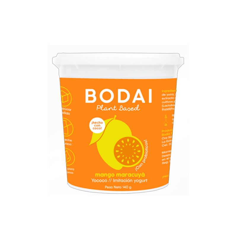 Yococo Bodai mango maracuyá x140g - Tiendas Metro