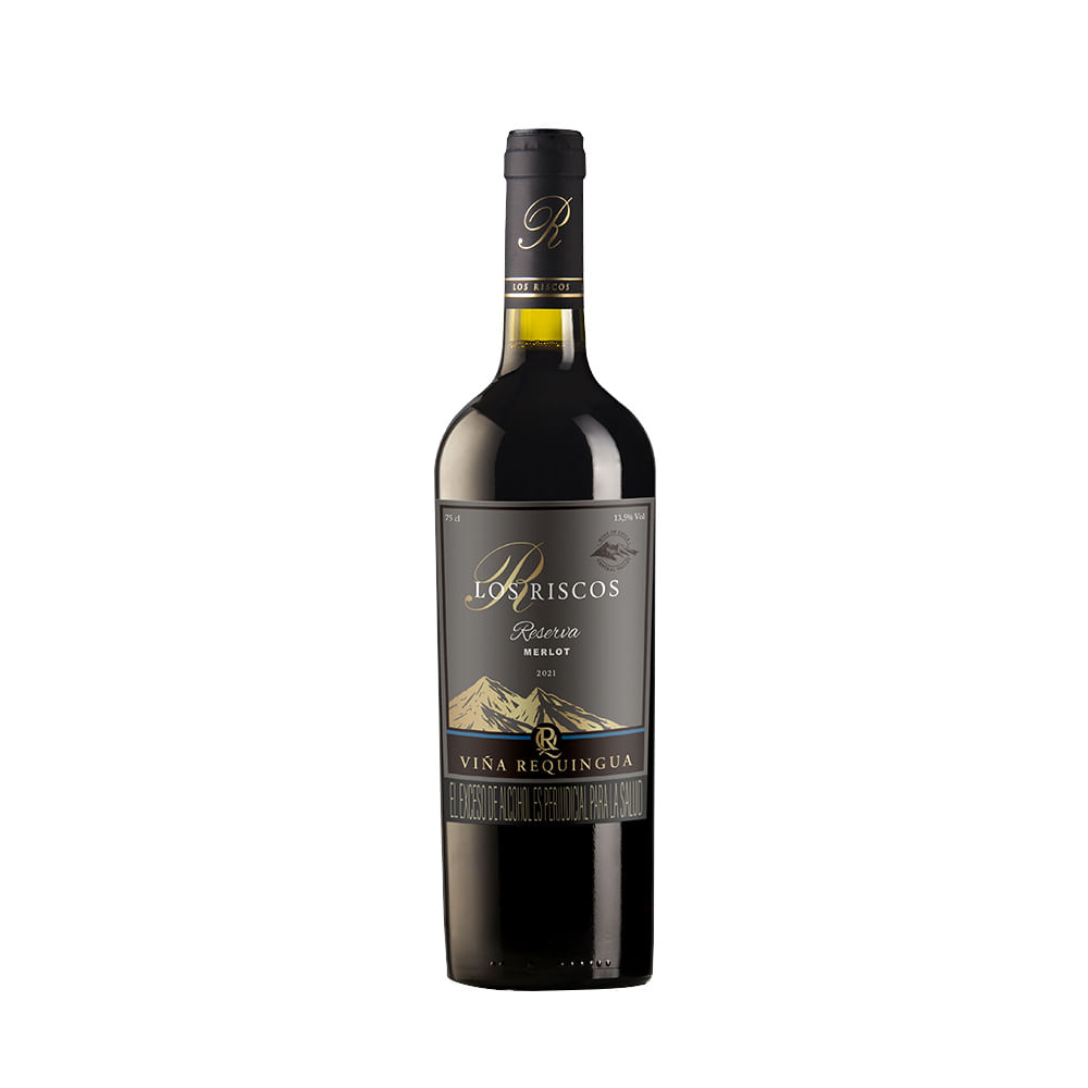 Vino tinto Los Riscos merlot reserva x750ml - Tiendas Jumbo