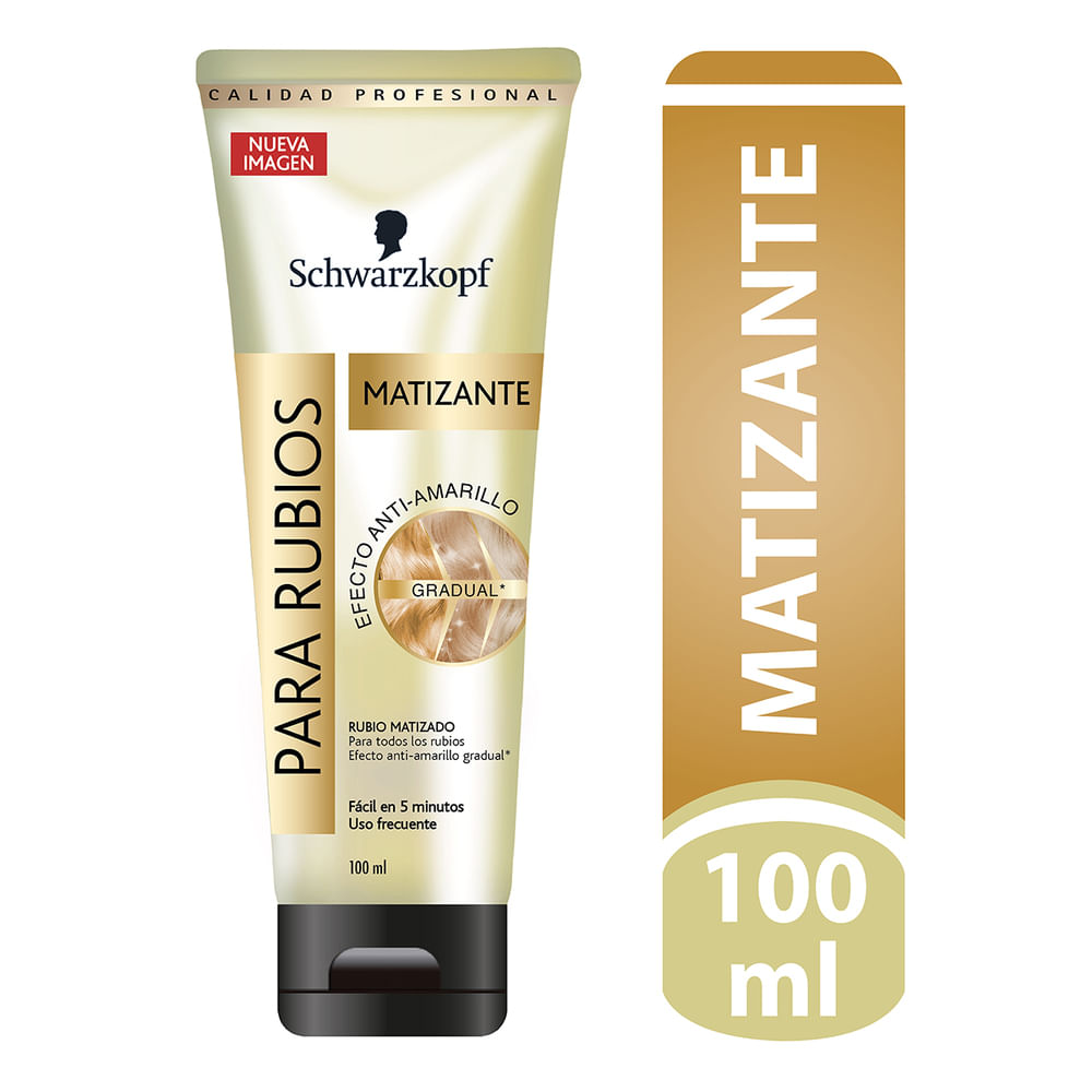 Matizante para cabello rubio Schwarzkopf 100ml - Tiendas Jumbo