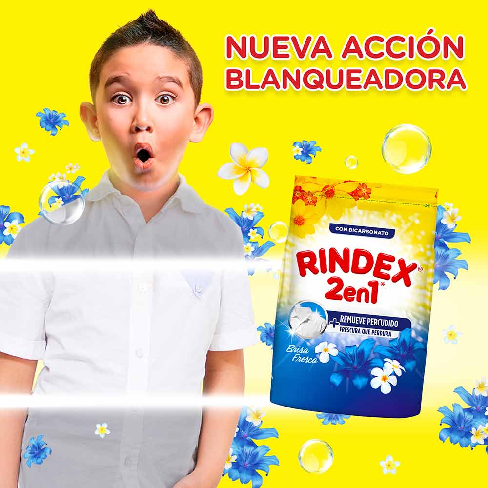 Detergente Rindex 2 En 1 Brisa Fresca x2Kg - Tiendas Jumbo