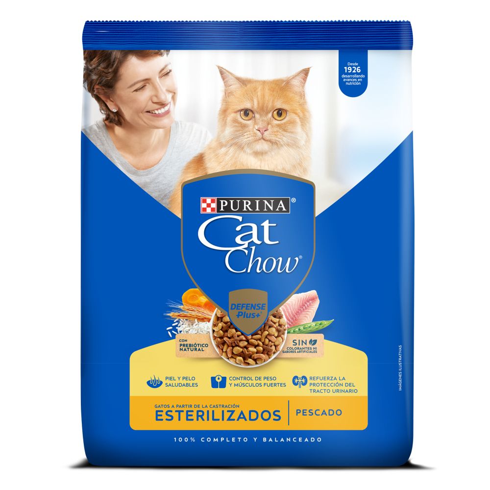 Alimento gatos Cat Chow esterilizados 1.5kg - Tiendas Jumbo