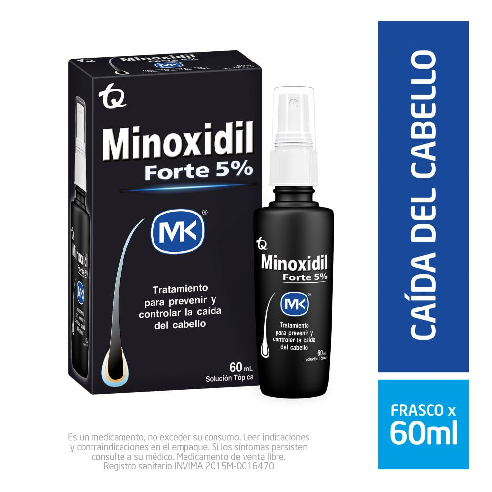 Tratamiento Minoxidil MK Forte control caída 60ml | Jumbo