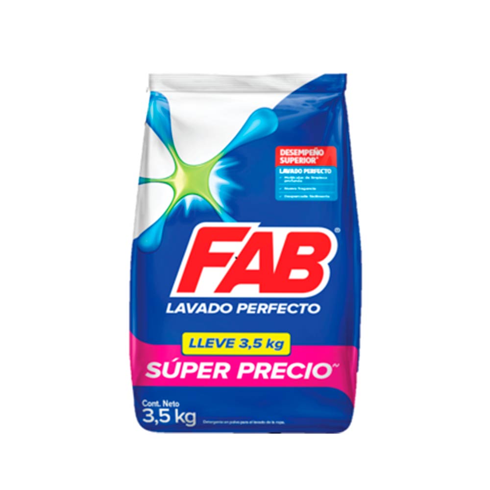 Detergente Fab floral en polvo x3.5kg - Tiendas Metro