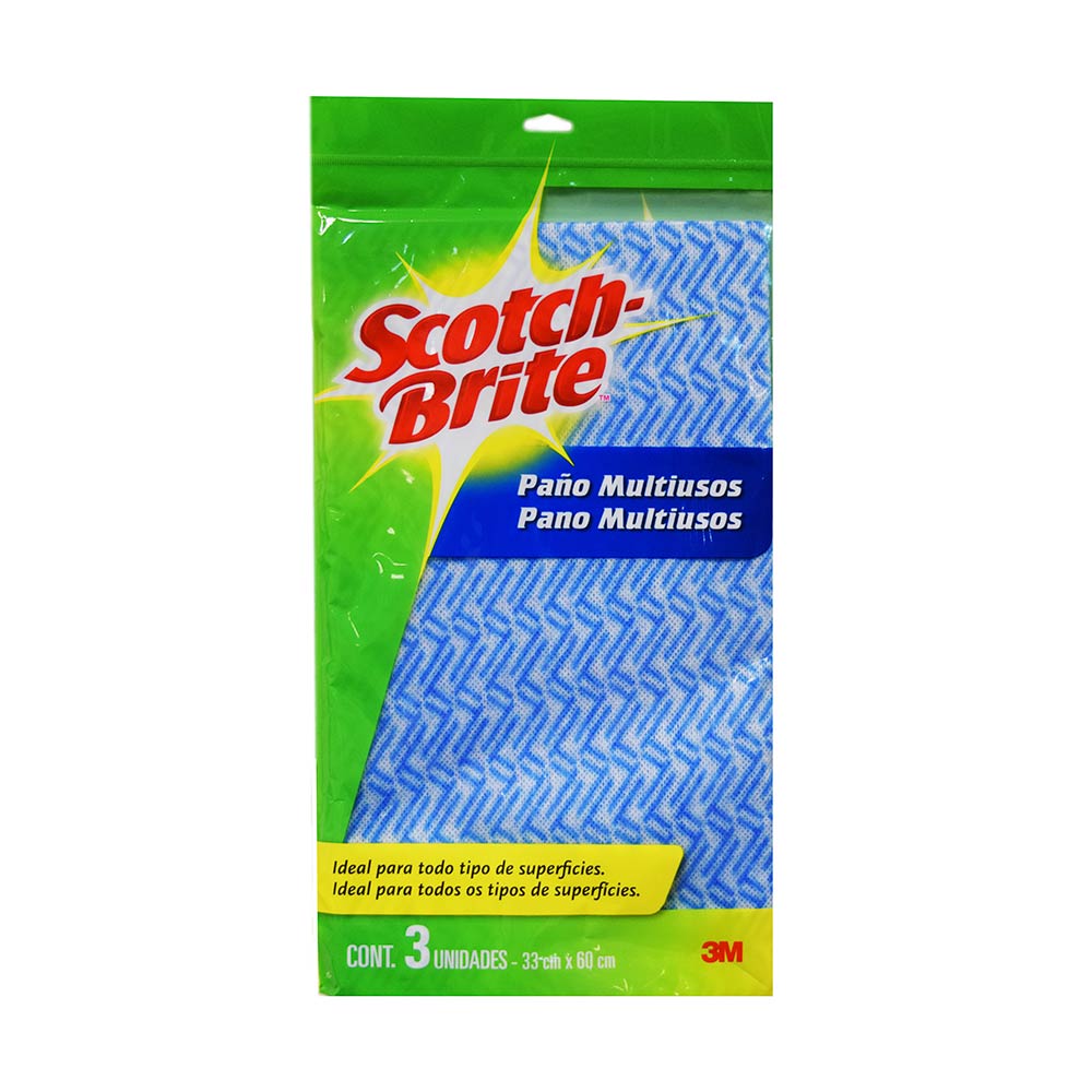 Pano scotch brite multiusos x3 | Tiendas Jumbo