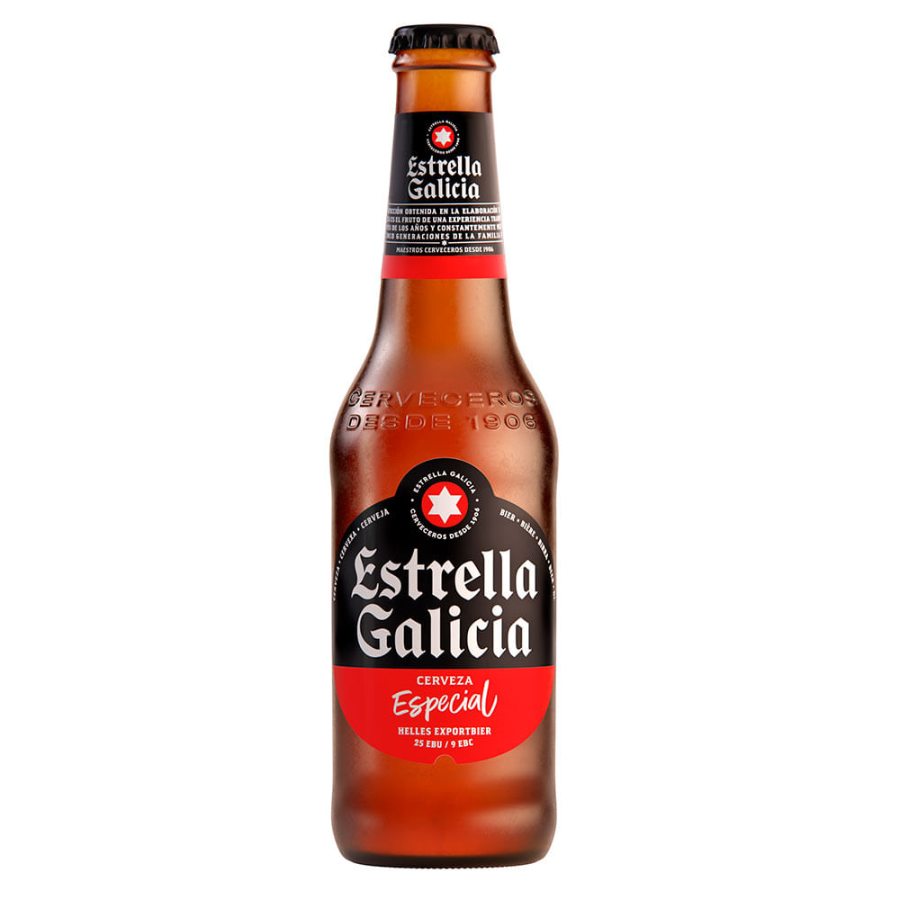 Cerveza Estrella Galicia especial botella x330ml - Tiendas Jumbo