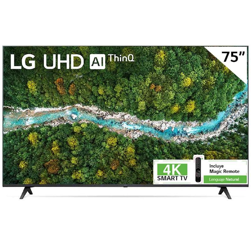 Televisor LG 75" LED 4K UHD Smart Tv webOS 75UP7760 - Tiendas Metro