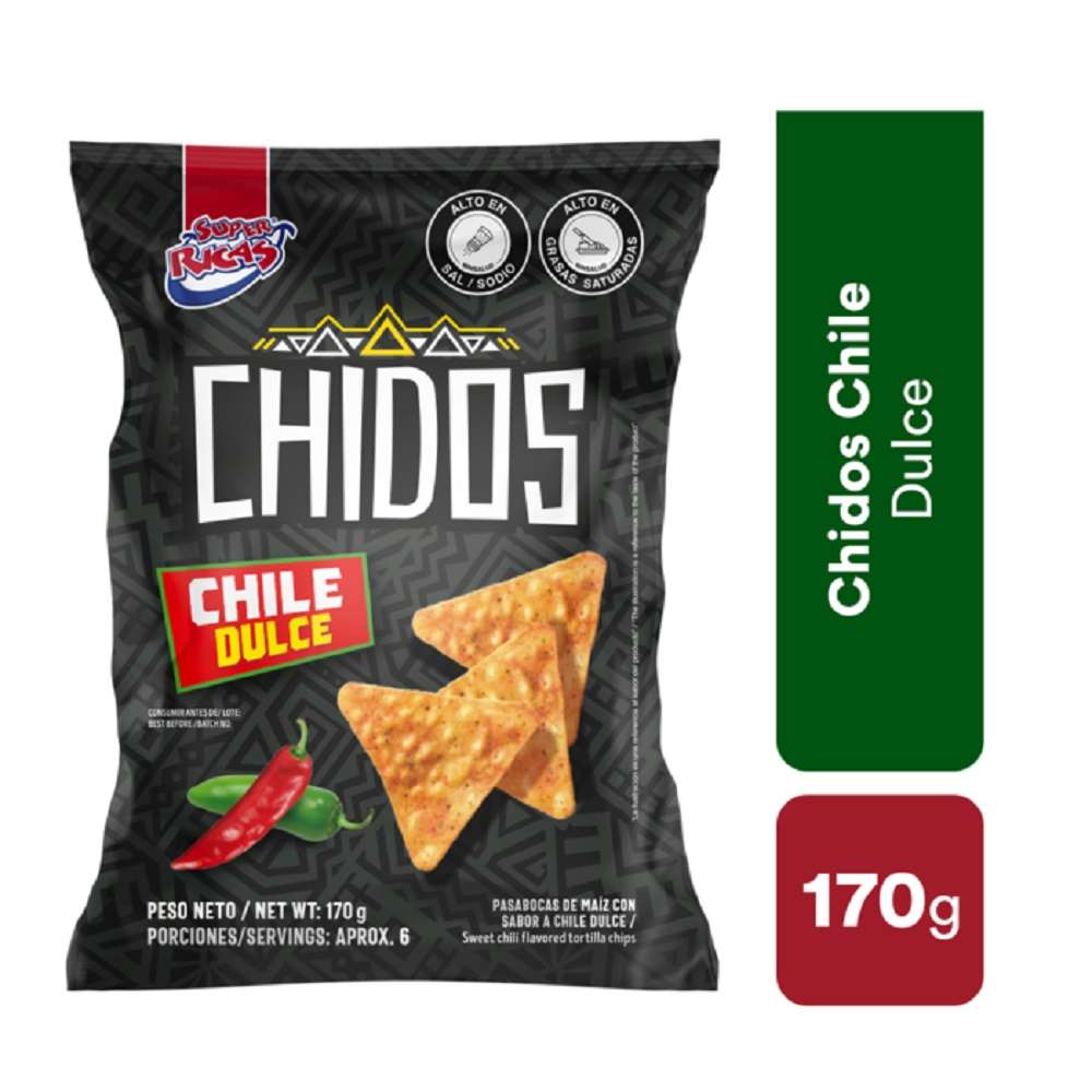 Pasabocas Super Ricas chidos chile dulce 170g | Tienda Jumbo
