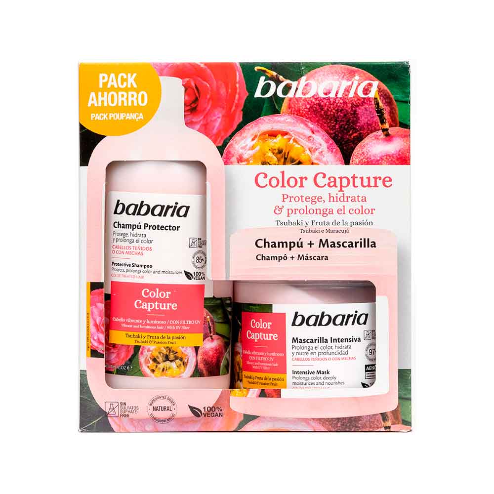 kit Babaria Color Capture shampoo Mascarilla - Tiendas Jumbo