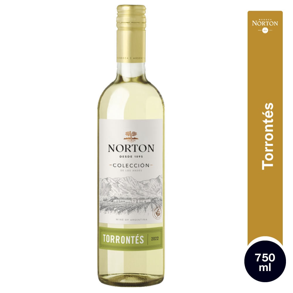 Vino norton torrontes blanco x 750 ml | Tiendas Jumbo