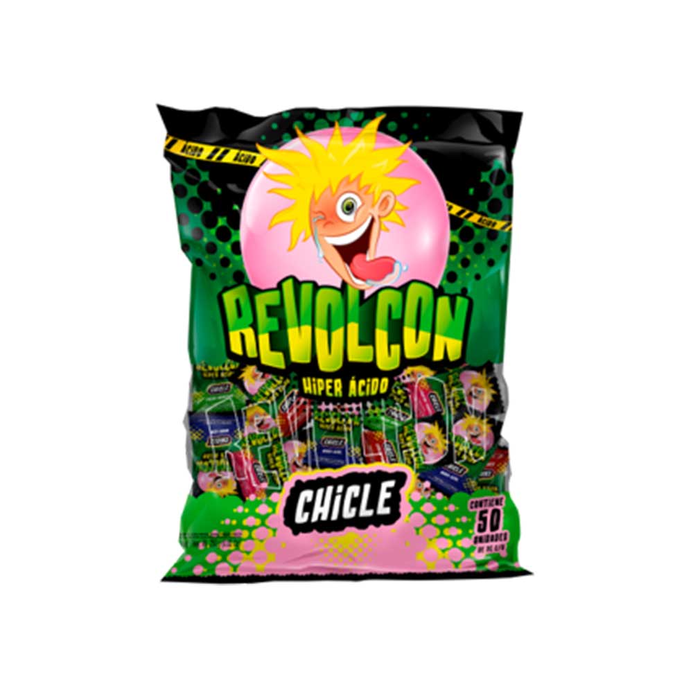 Chiclets Revolcon hiper ácido x50und x5g c/u - Tiendas Metro