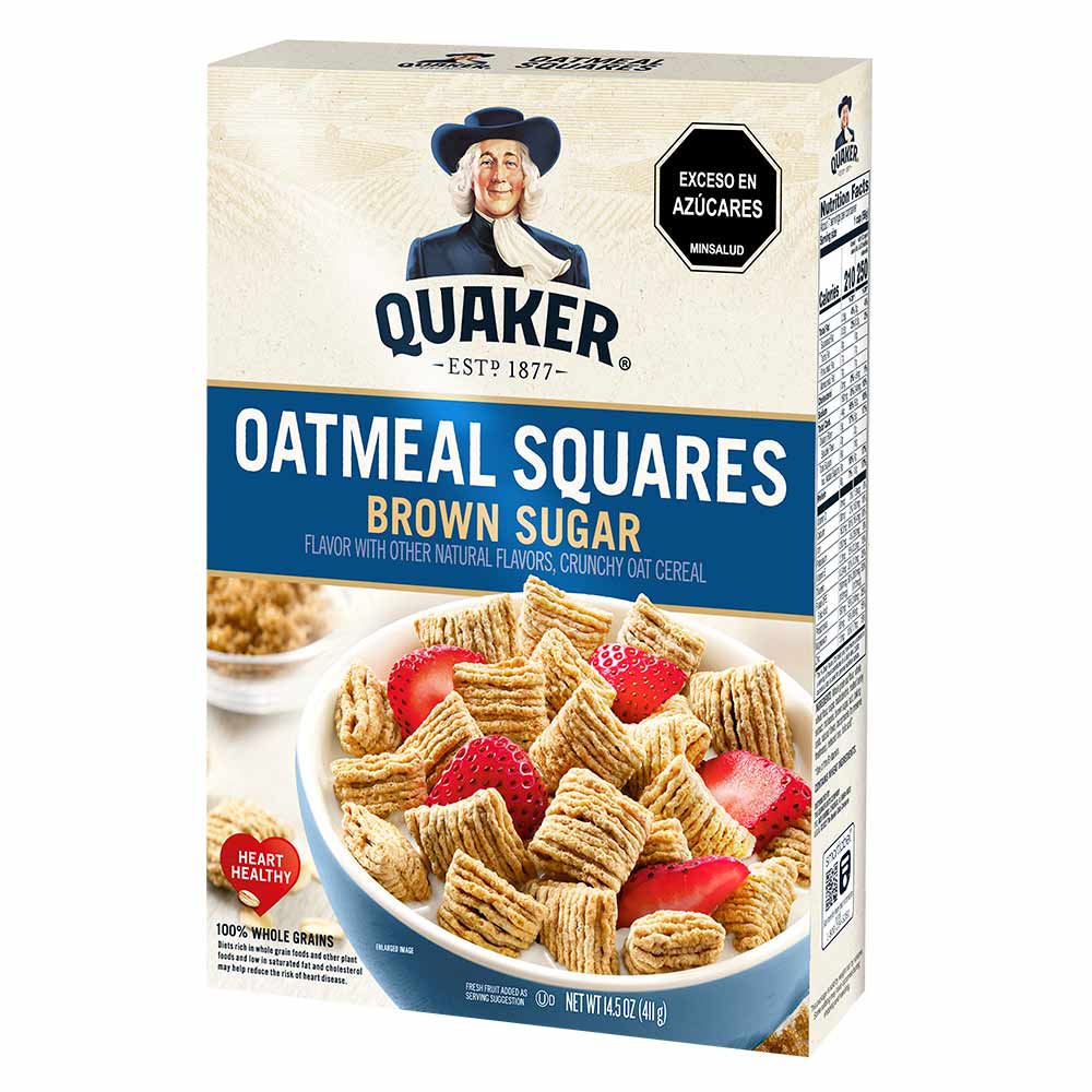Cereal Quaker avena endulzado azúcar morena x411g - Tiendas Jumbo