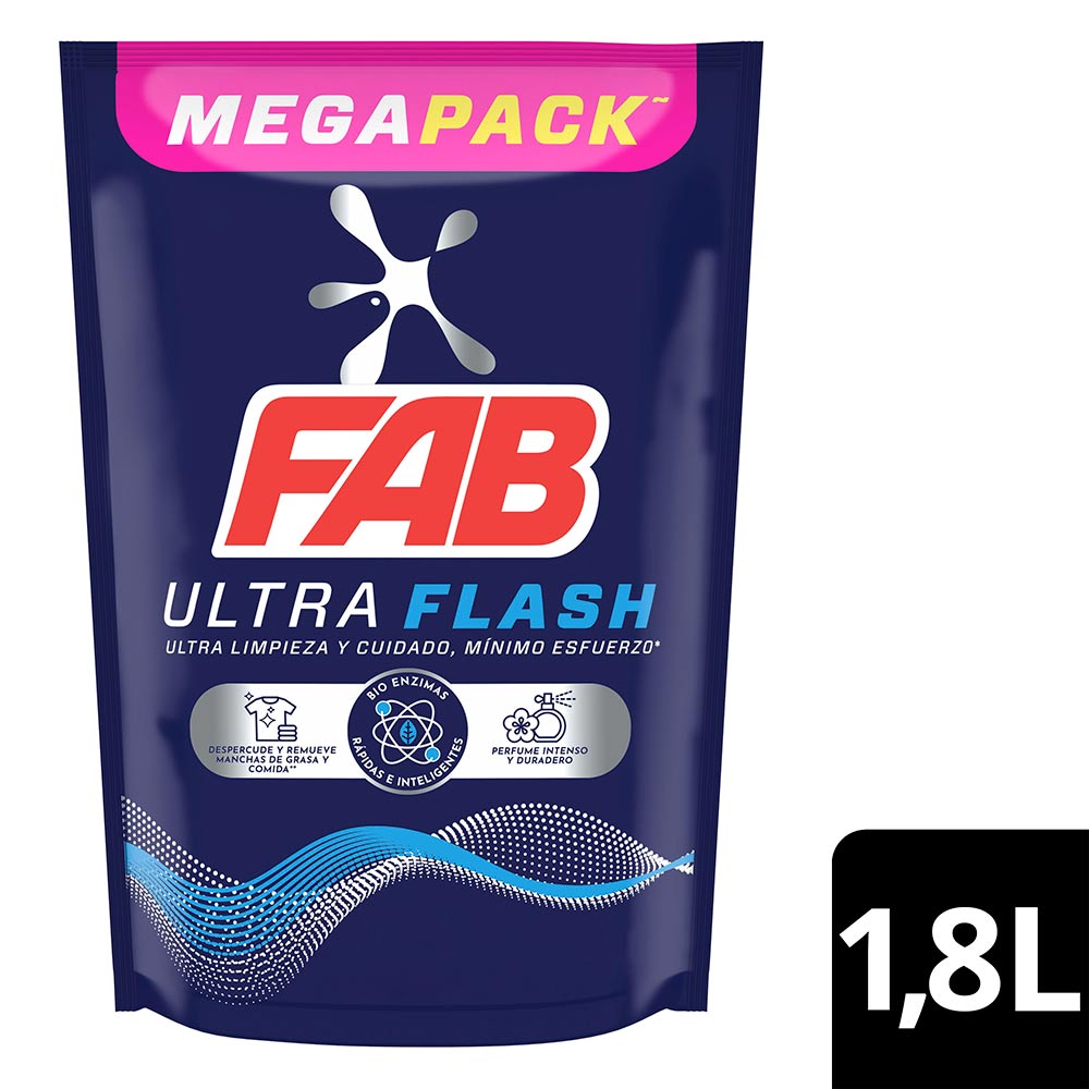 Detergente liquido Fab ultra x1.8L - Tiendas Jumbo