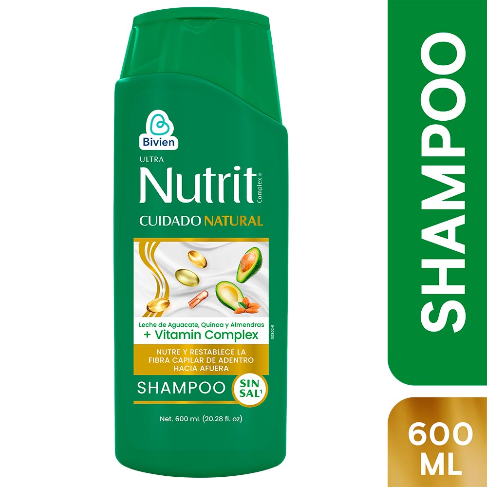 Shampoo Nutrit vitamin complex x600ml - Tiendas Jumbo