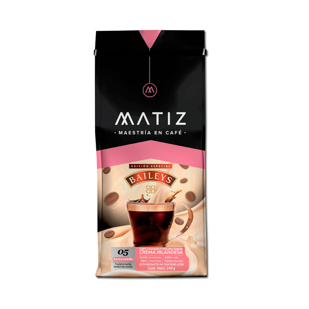 Café Matiz edición especial baileys tostion media x240g - Tiendas Metro