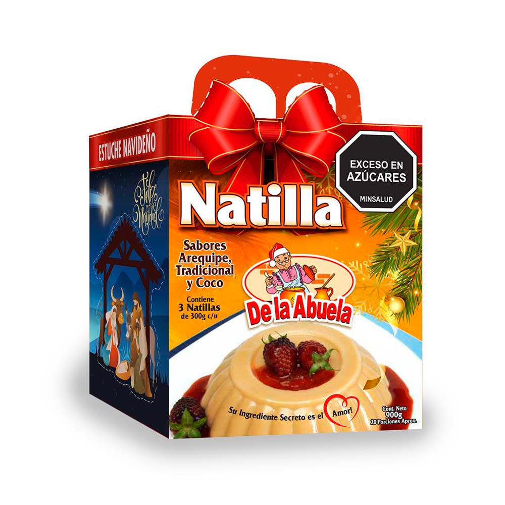 Natilla De La Abuela surtida x3und x300g c/u - Tiendas Jumbo
