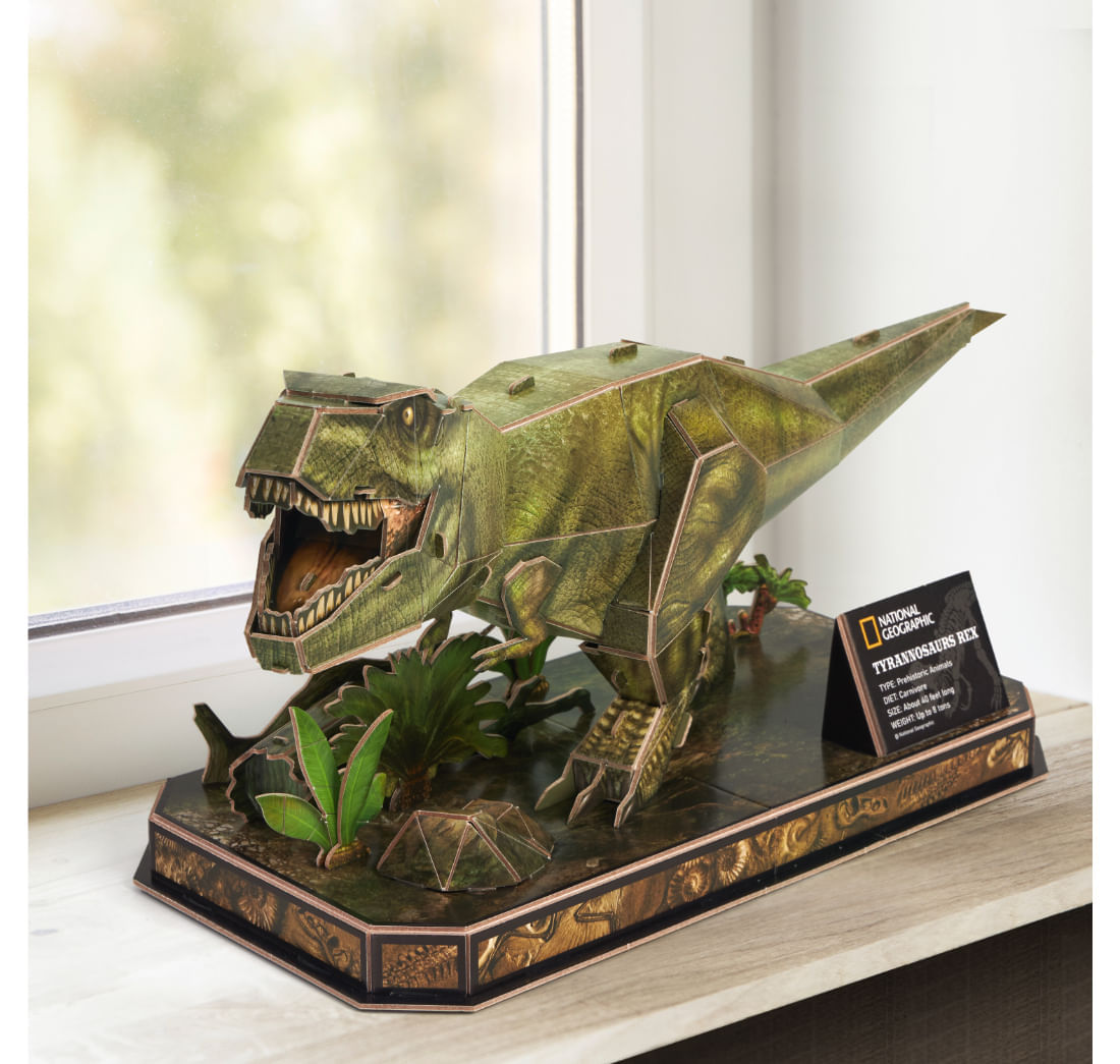 Rompecabezas Armable T-Rex Nat Geo E 3D - 52P - Tiendas Jumbo Rompecabezas Armable T-Rex Nat Geo E 3D - 52P - Tiendas Jumbo