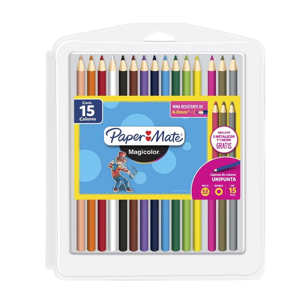 Colores Magicolor Unipunta x12 + 3 Colores | Tiendas Metro