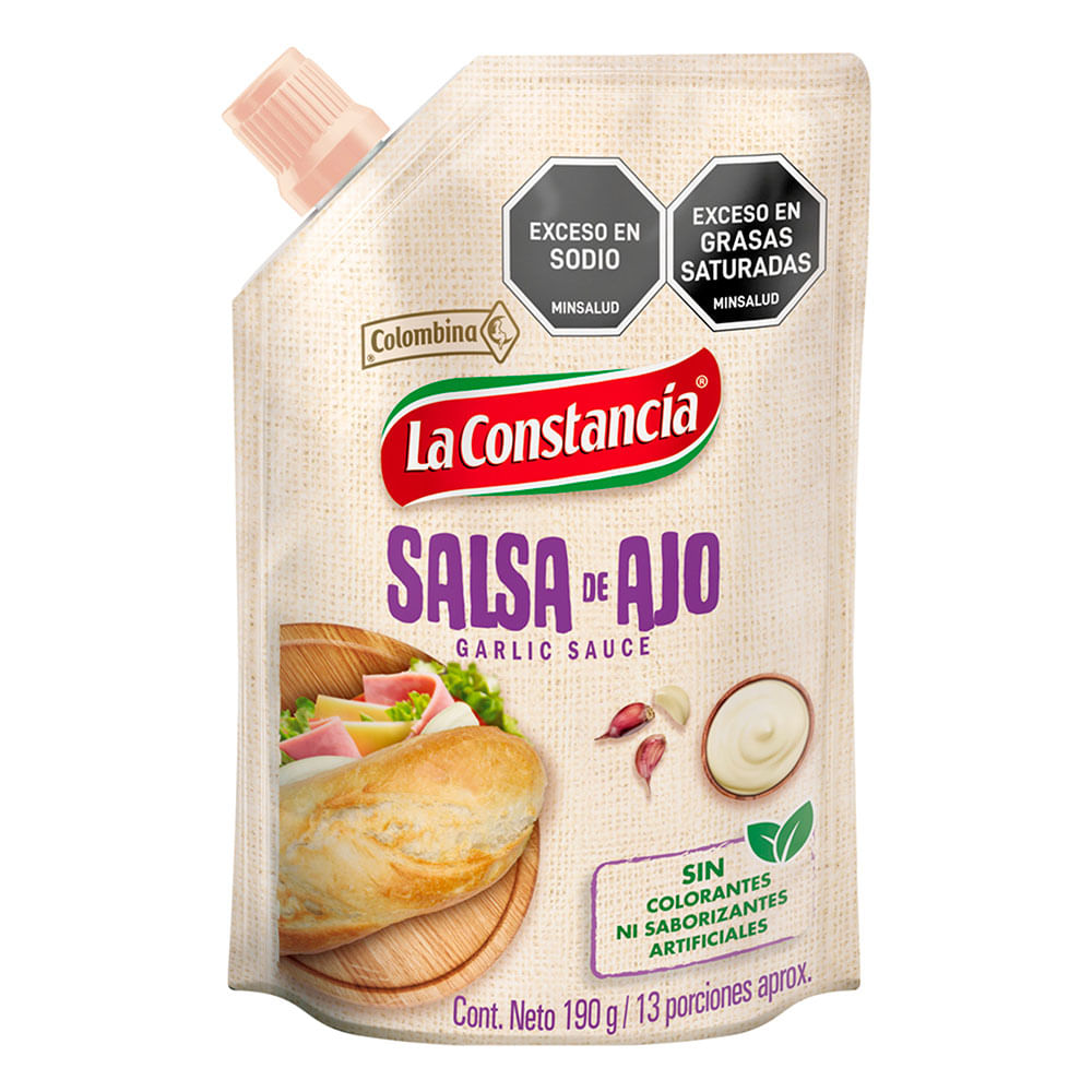 Salsa La Constancia ajo x190gr | Tiendas Metro